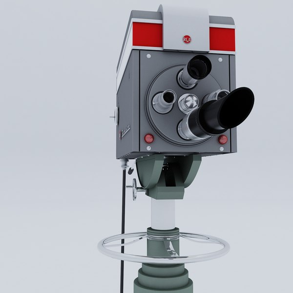 3d retro television camera rca model