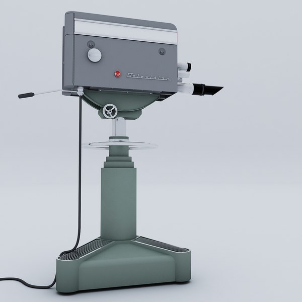 3d retro television camera rca model