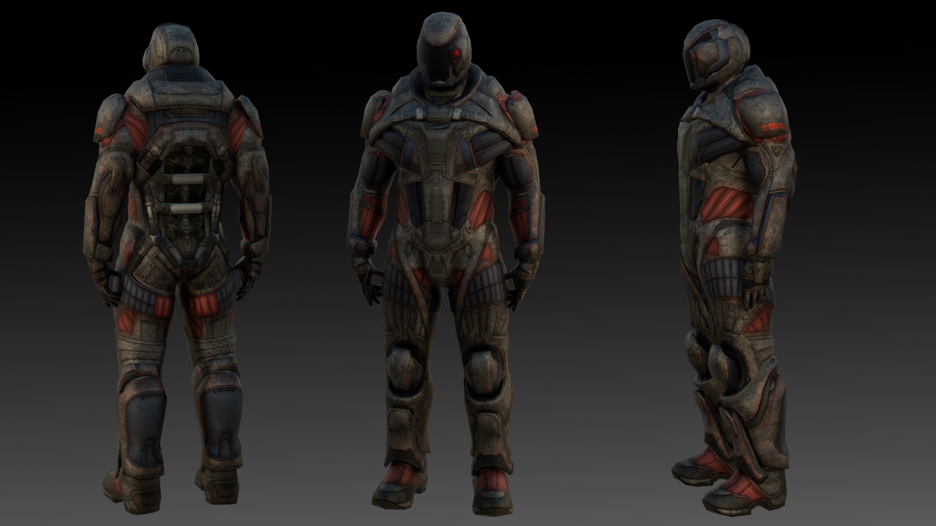 3D Futuristic Soldier 3D Model High-Quality Rigged - TurboSquid 2367383