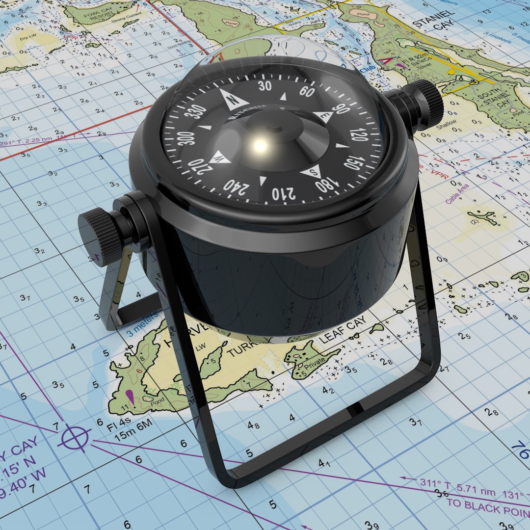 3D marine compass - TurboSquid 1223084