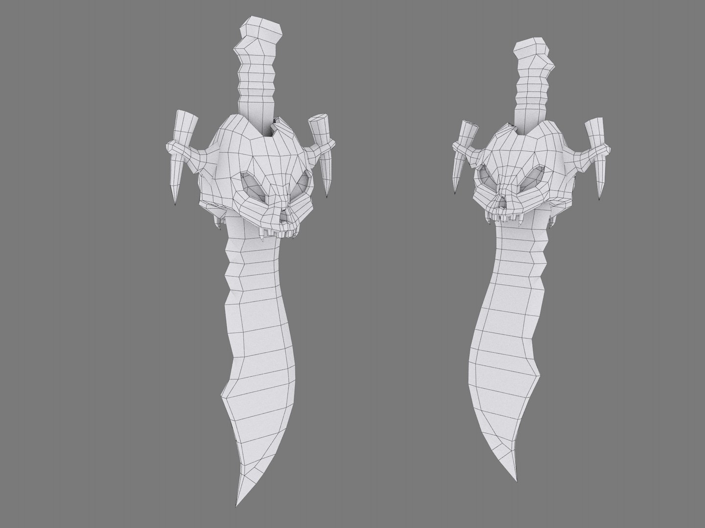3D Fantasy Dagger Model - TurboSquid 1440383