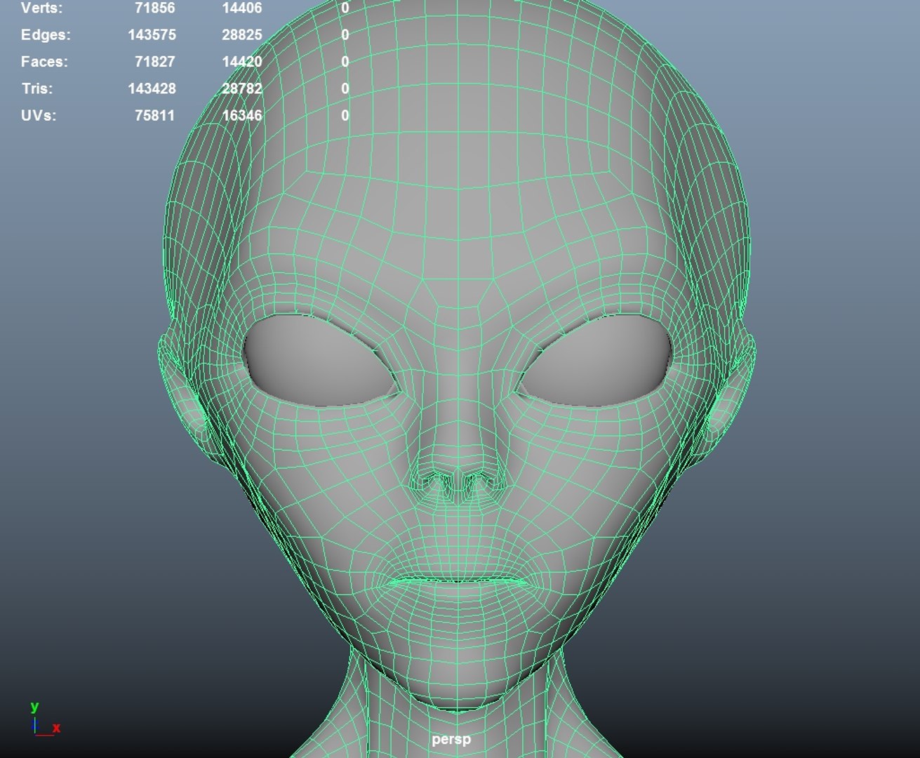 3D Model Grey Alien - TurboSquid 1451059