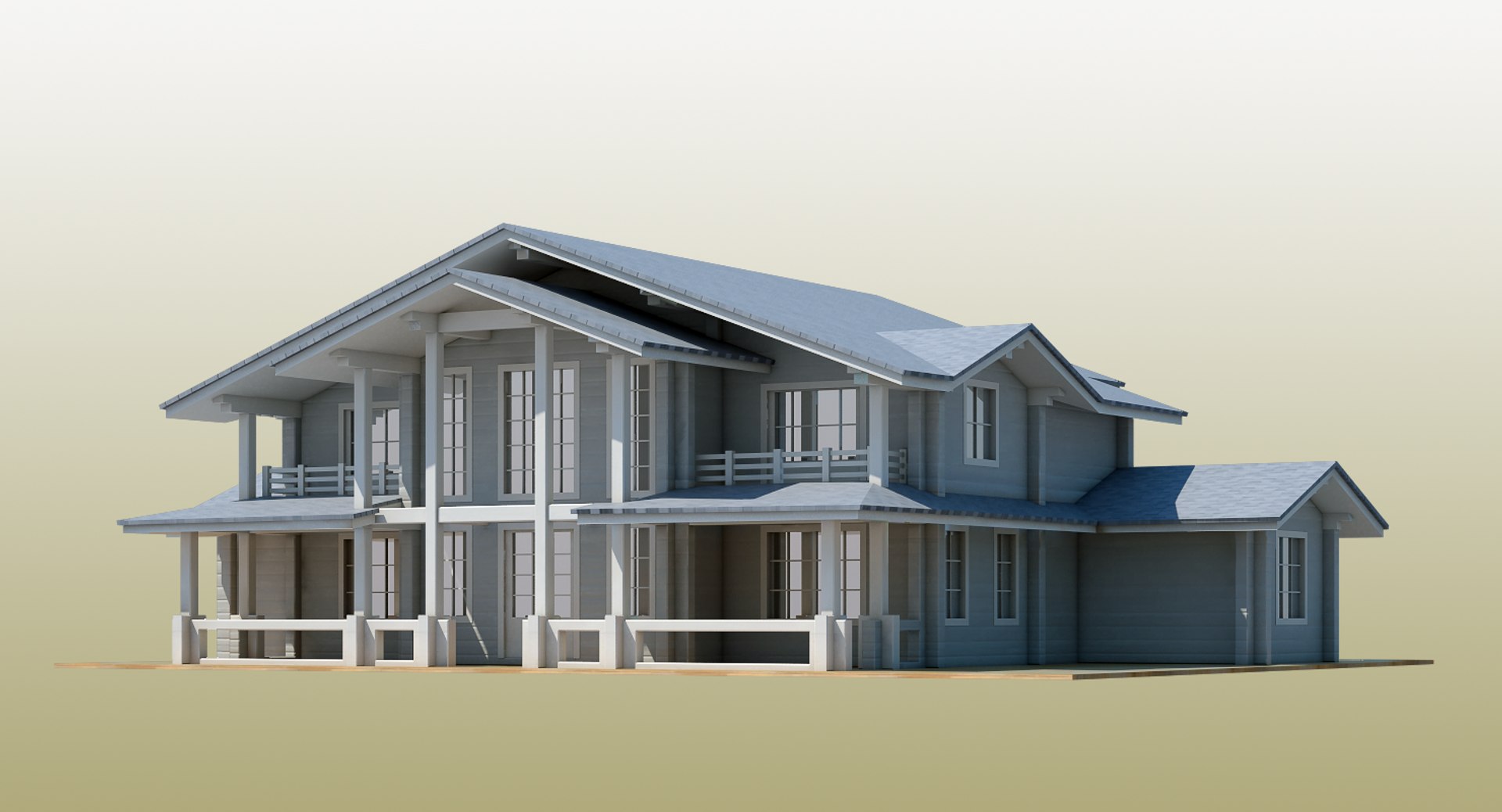 family house 3d max
