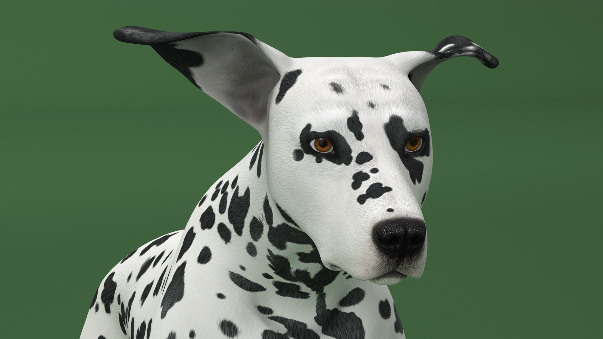 Running Spotted Dalmatian Dog 3D Model - TurboSquid 2230730
