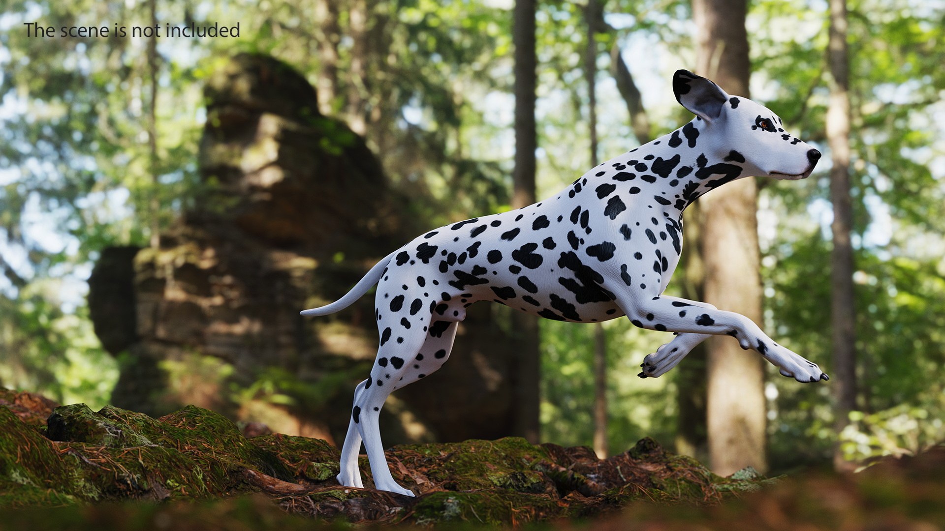 Running Spotted Dalmatian Dog 3D Model - TurboSquid 2230730