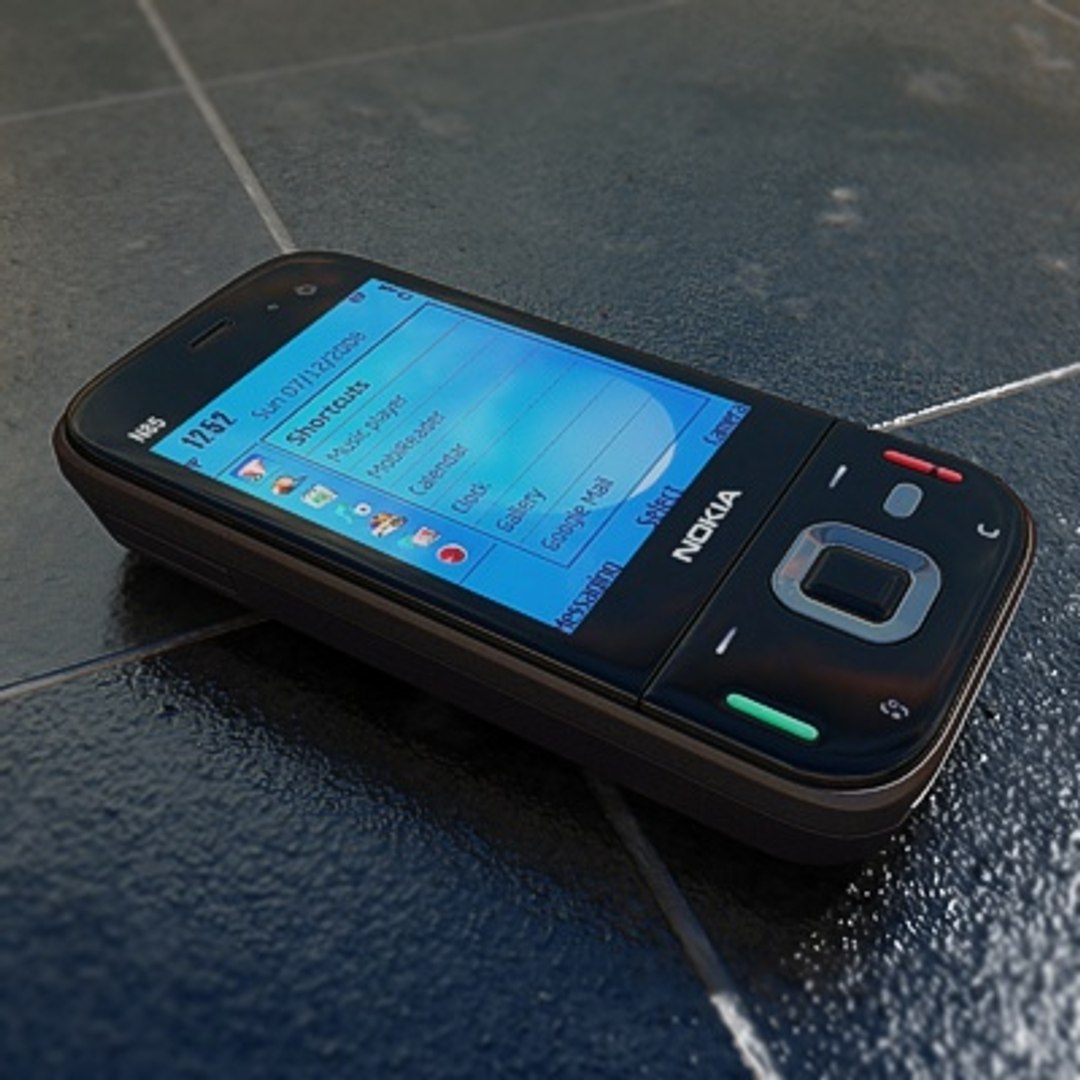 3d model nokia n85 phone