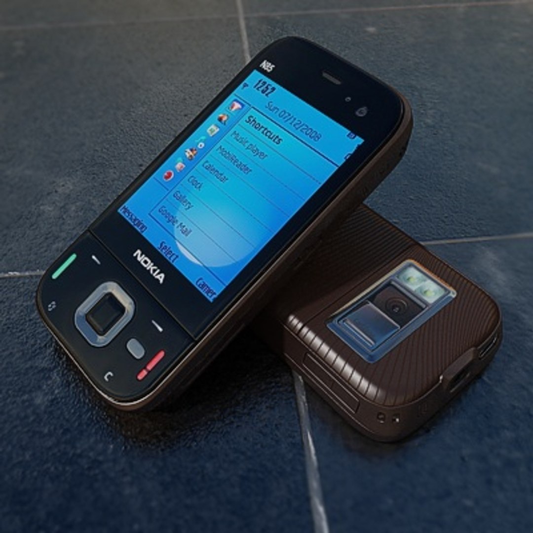 3d model nokia n85 phone