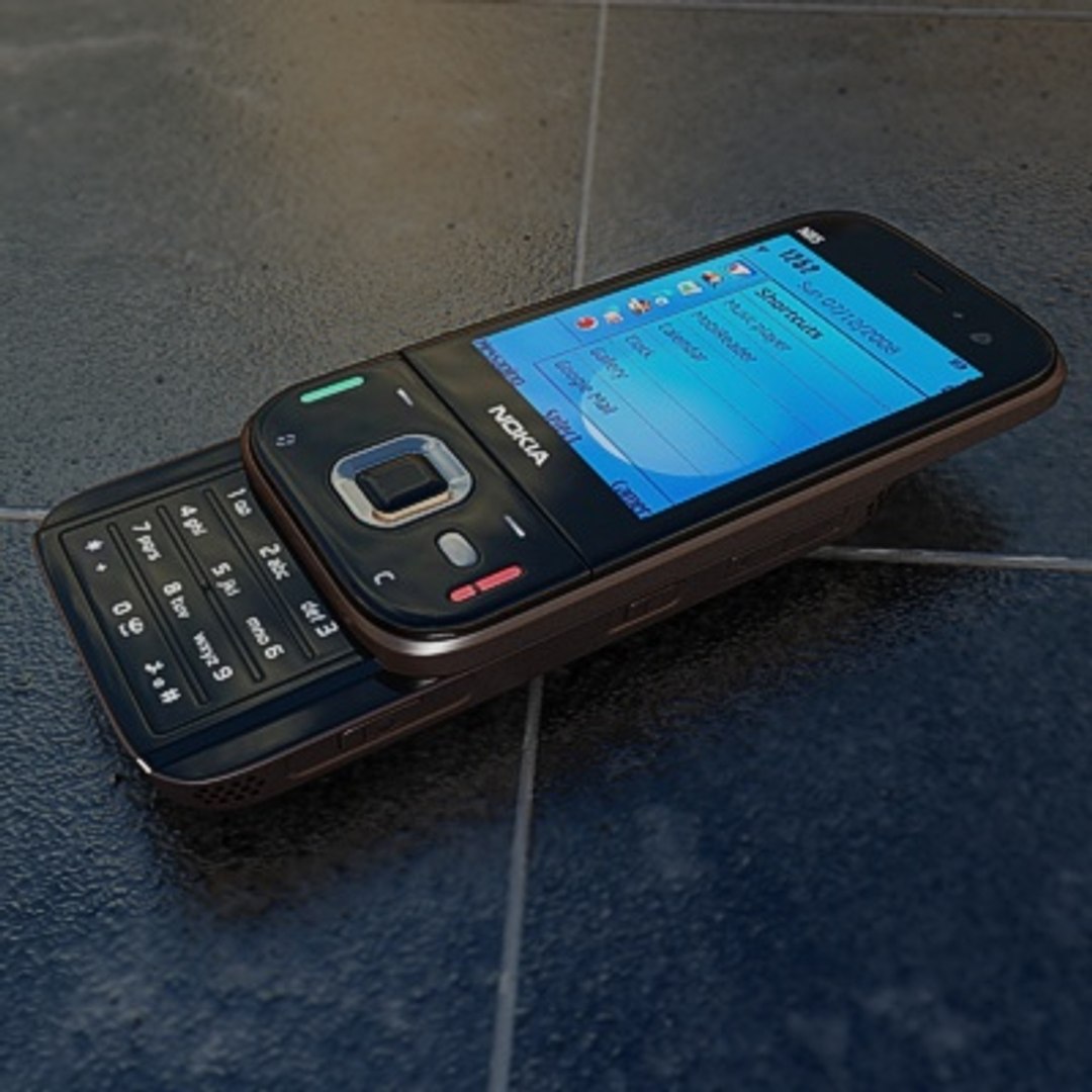 3d model nokia n85 phone