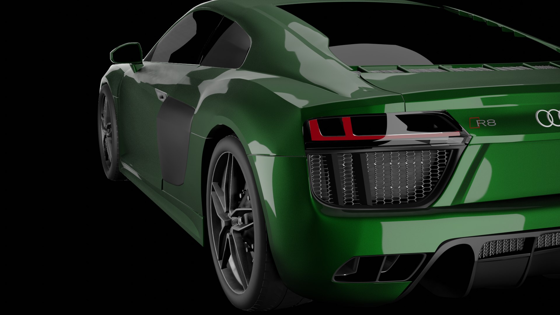 3D Audi R8 V10 2016 3D Model With Textures And Materials - TurboSquid ...