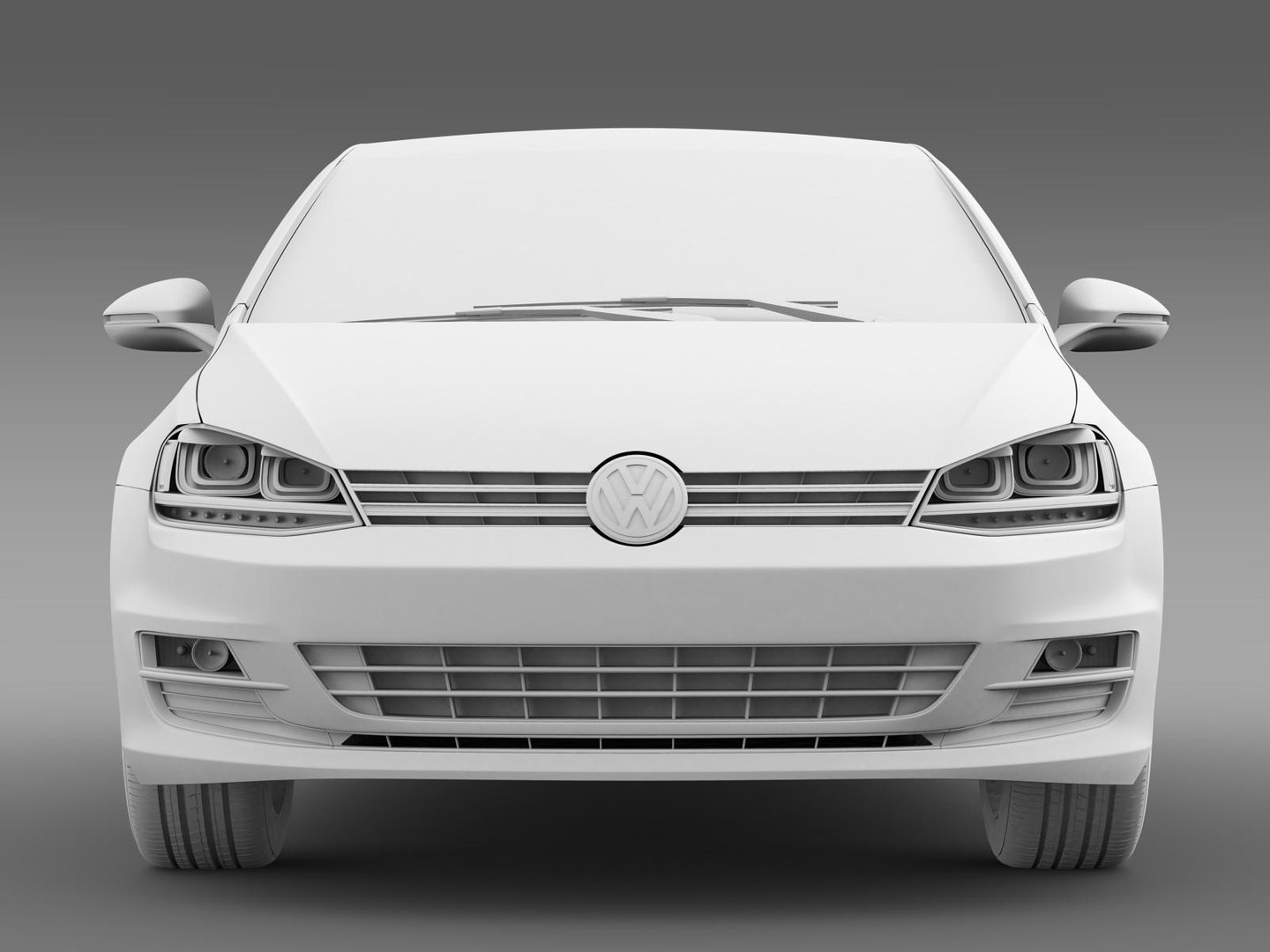3d Model Volkswagen Golf Tsi 5d