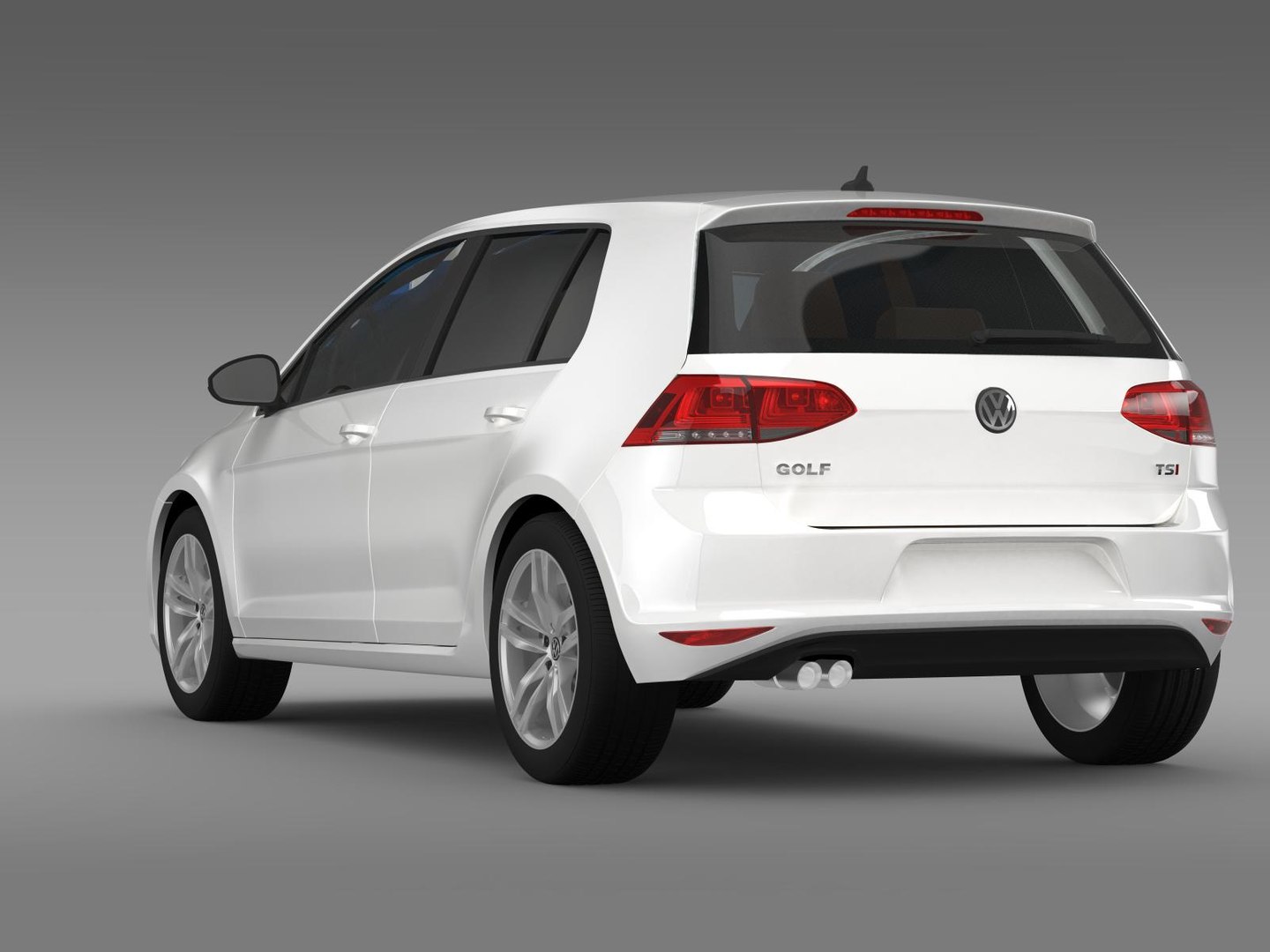 3d Model Volkswagen Golf Tsi 5d
