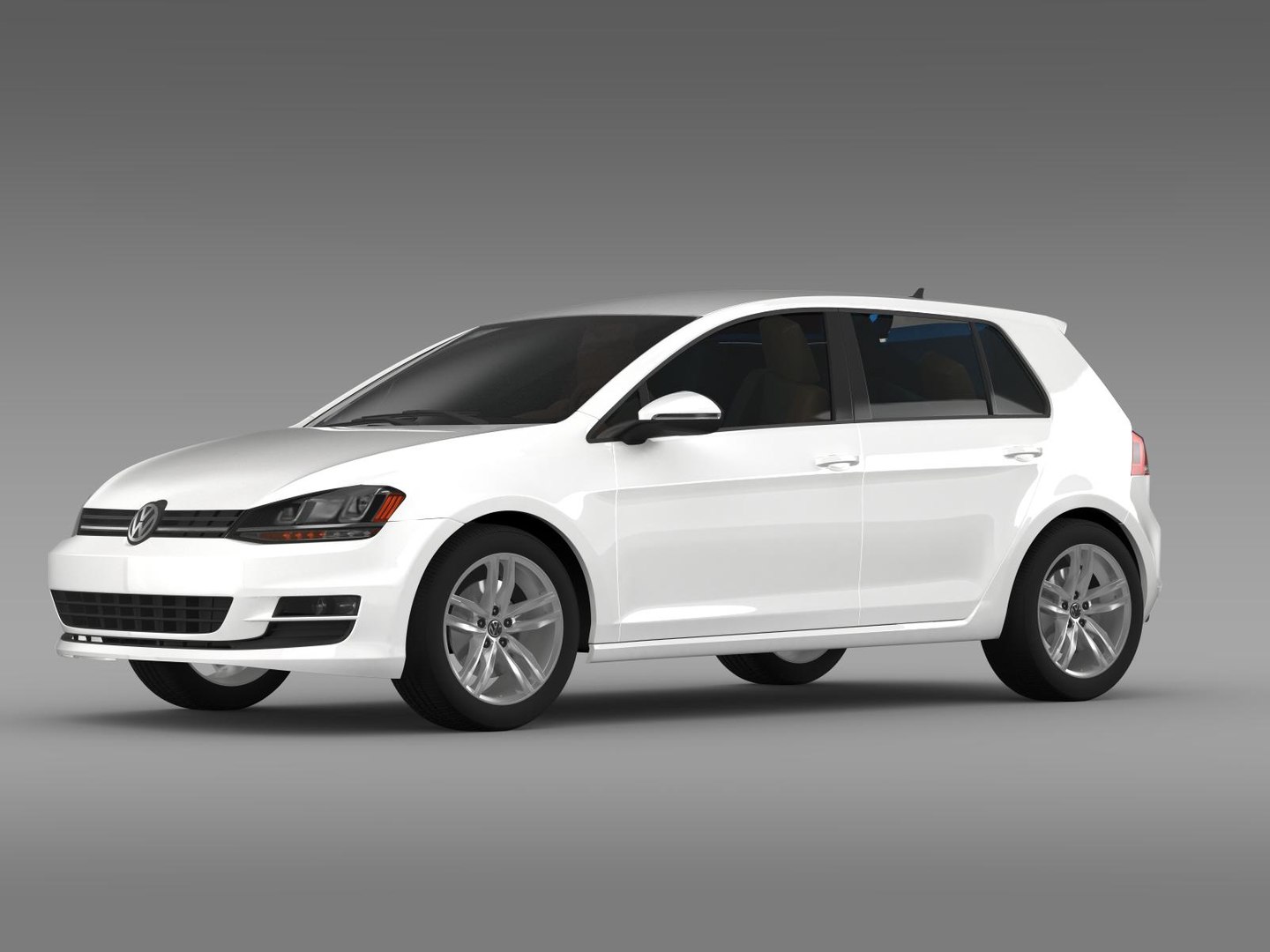 3d Model Volkswagen Golf Tsi 5d