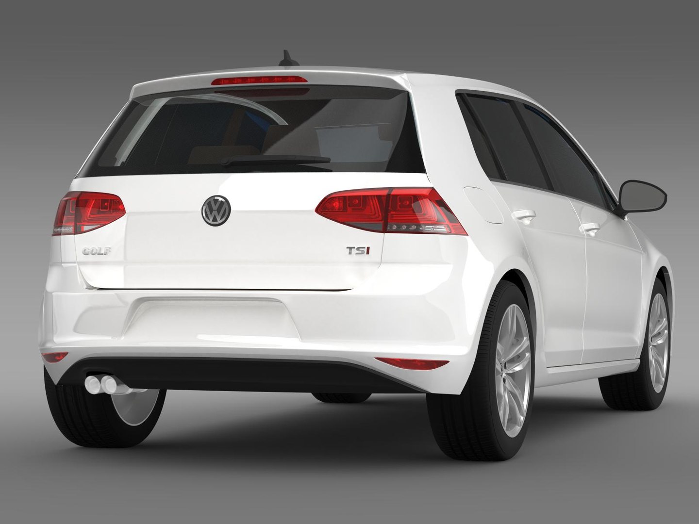 3d Model Volkswagen Golf Tsi 5d