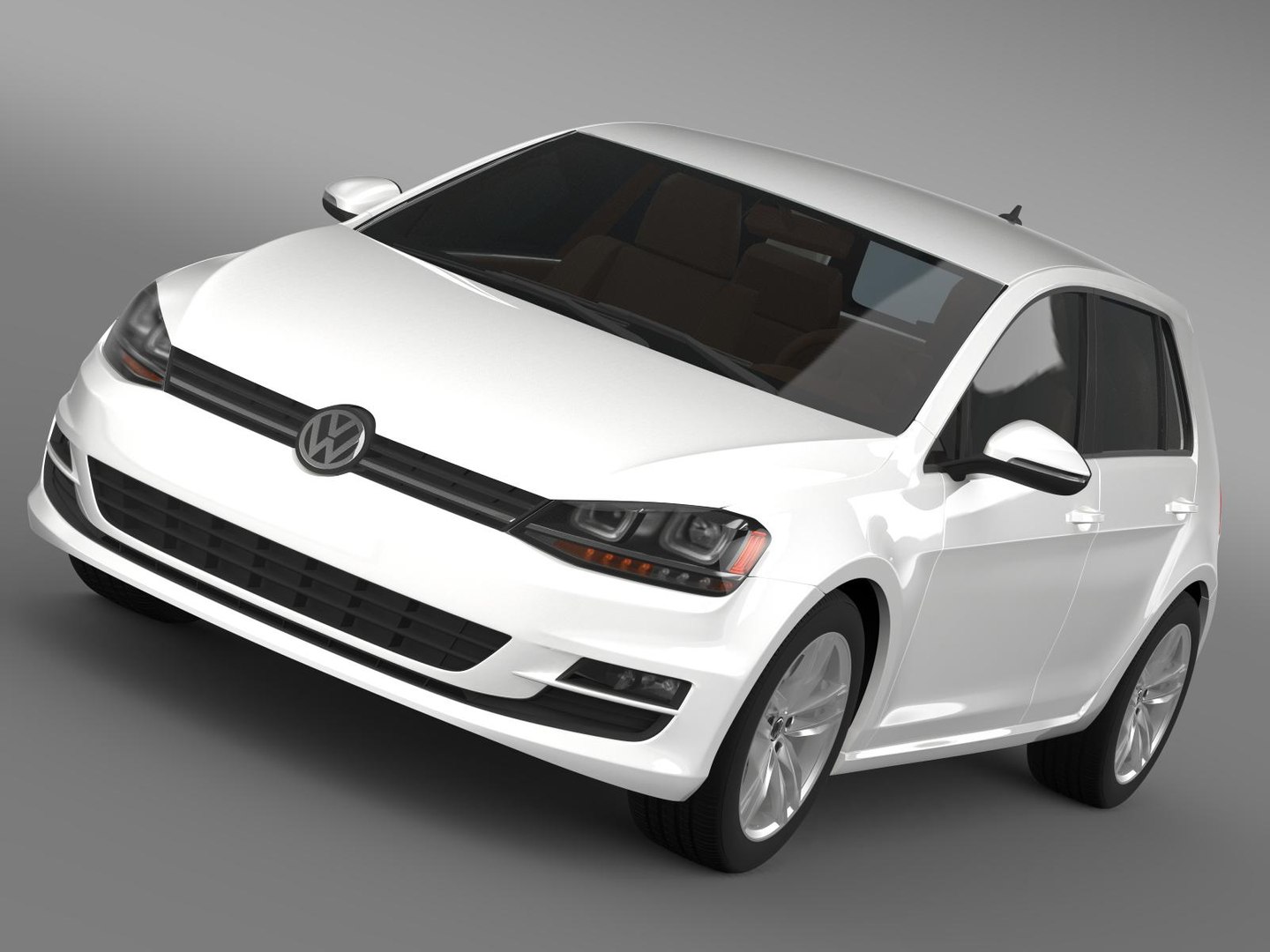 3d Model Volkswagen Golf Tsi 5d