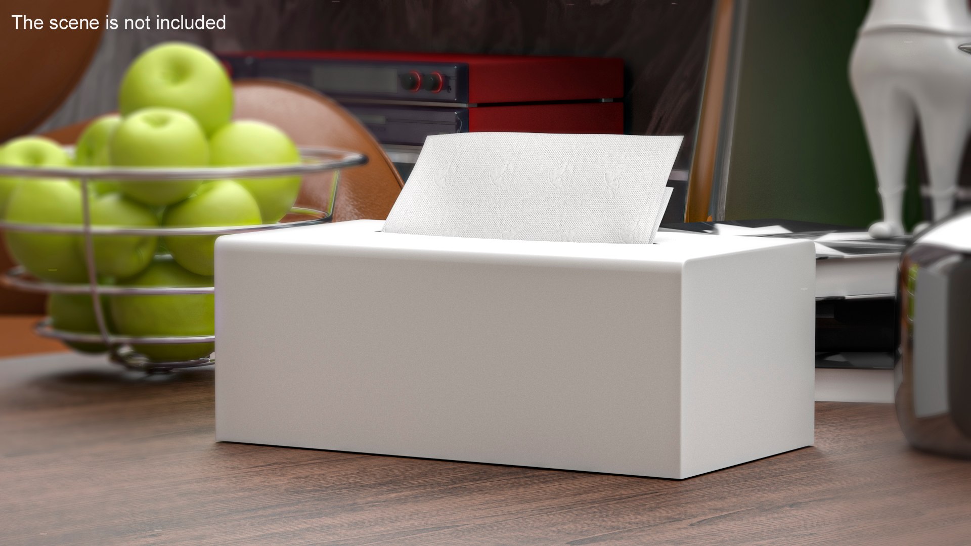 3D Model Tissue Box White - TurboSquid 2149414