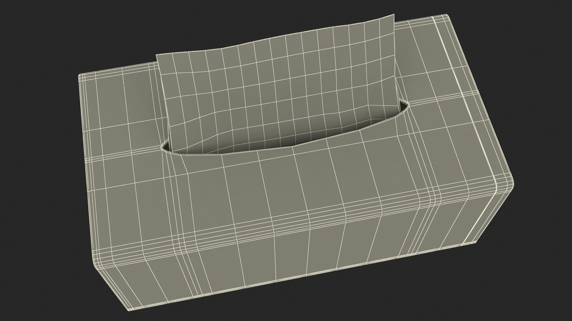 3D model Tissue Box White - TurboSquid 2149414