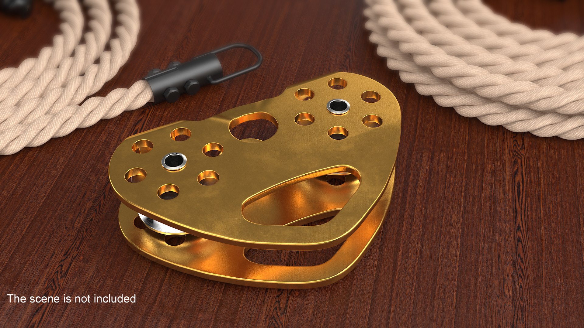 3D Double Pulley Trolley Yellow Model - TurboSquid 1959580