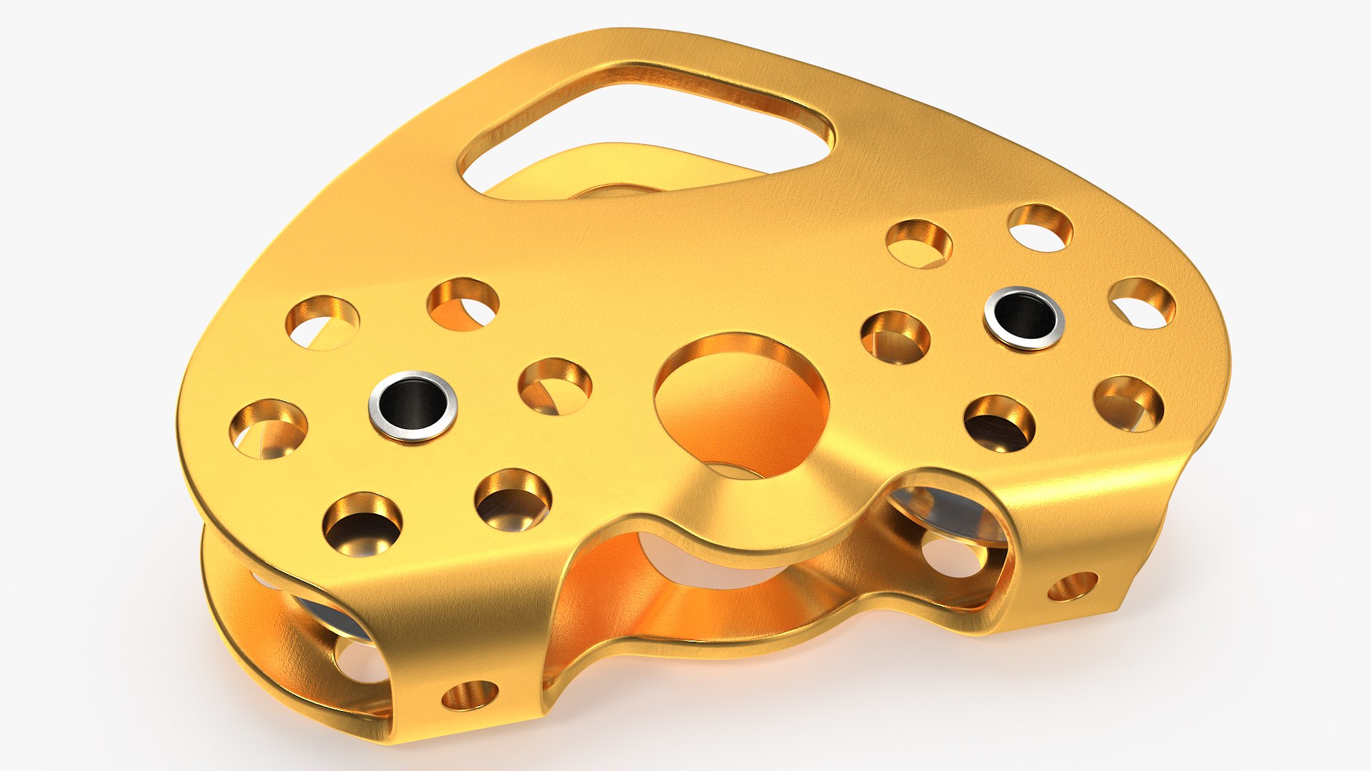 3D Double Pulley Trolley Yellow Model - TurboSquid 1959580