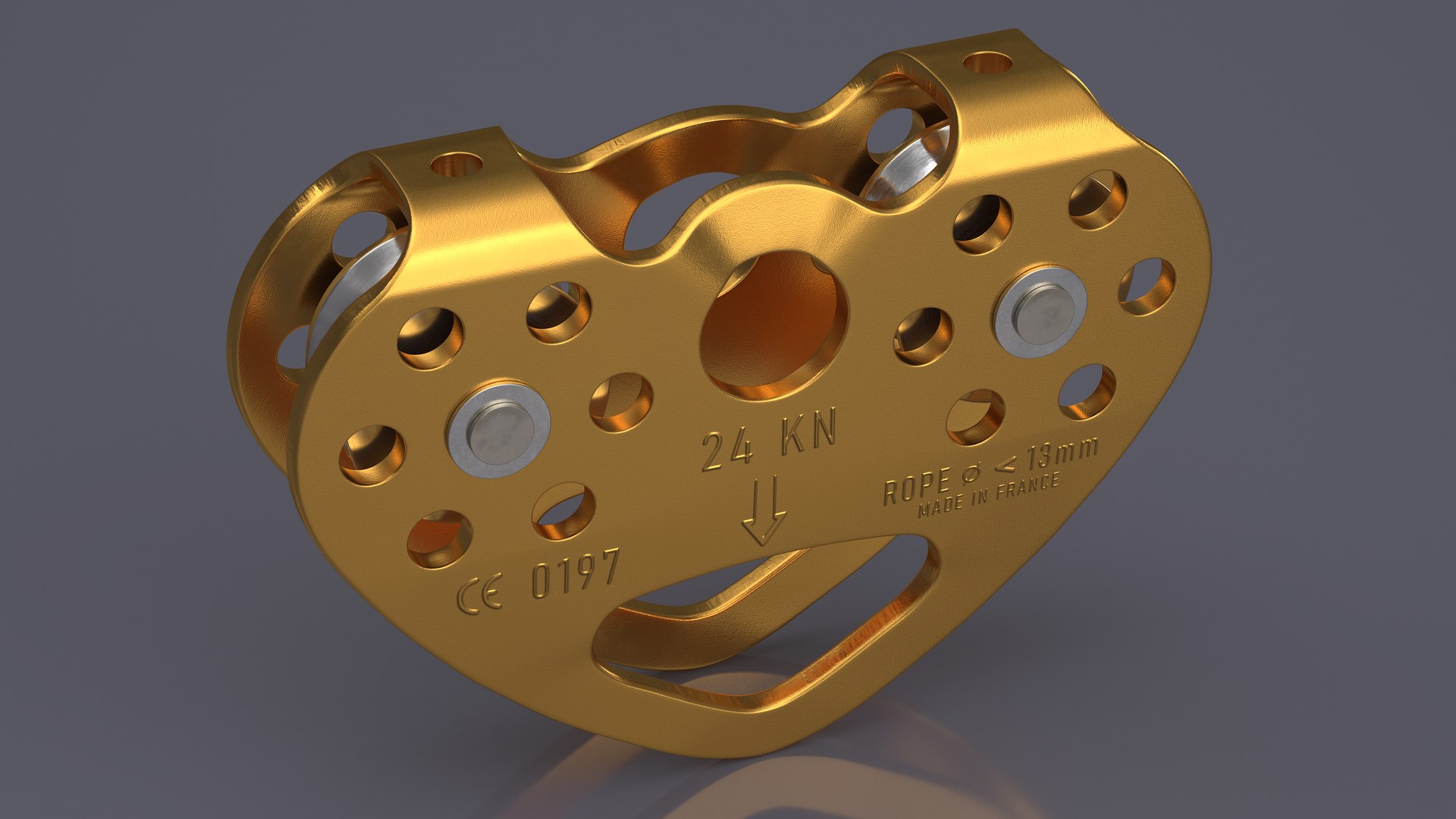 3D Double Pulley Trolley Yellow Model - TurboSquid 1959580