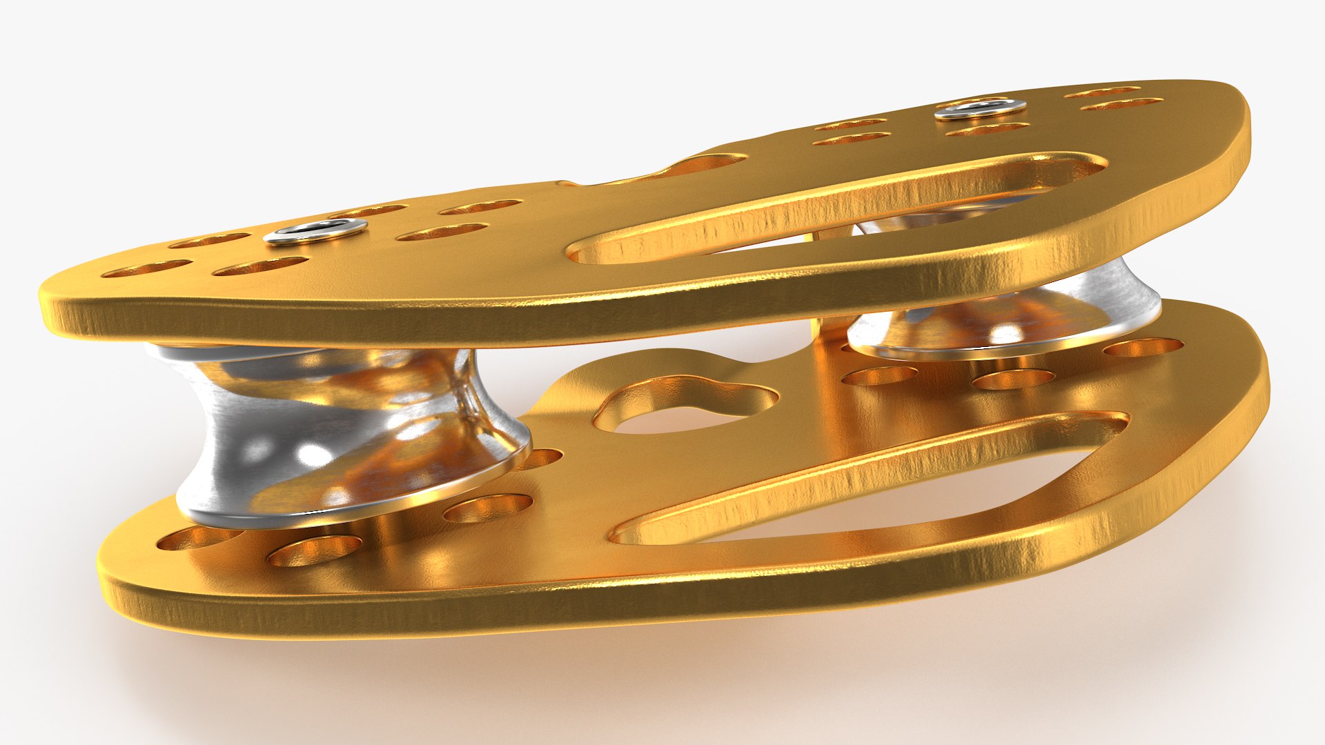 3D Double Pulley Trolley Yellow Model - TurboSquid 1959580