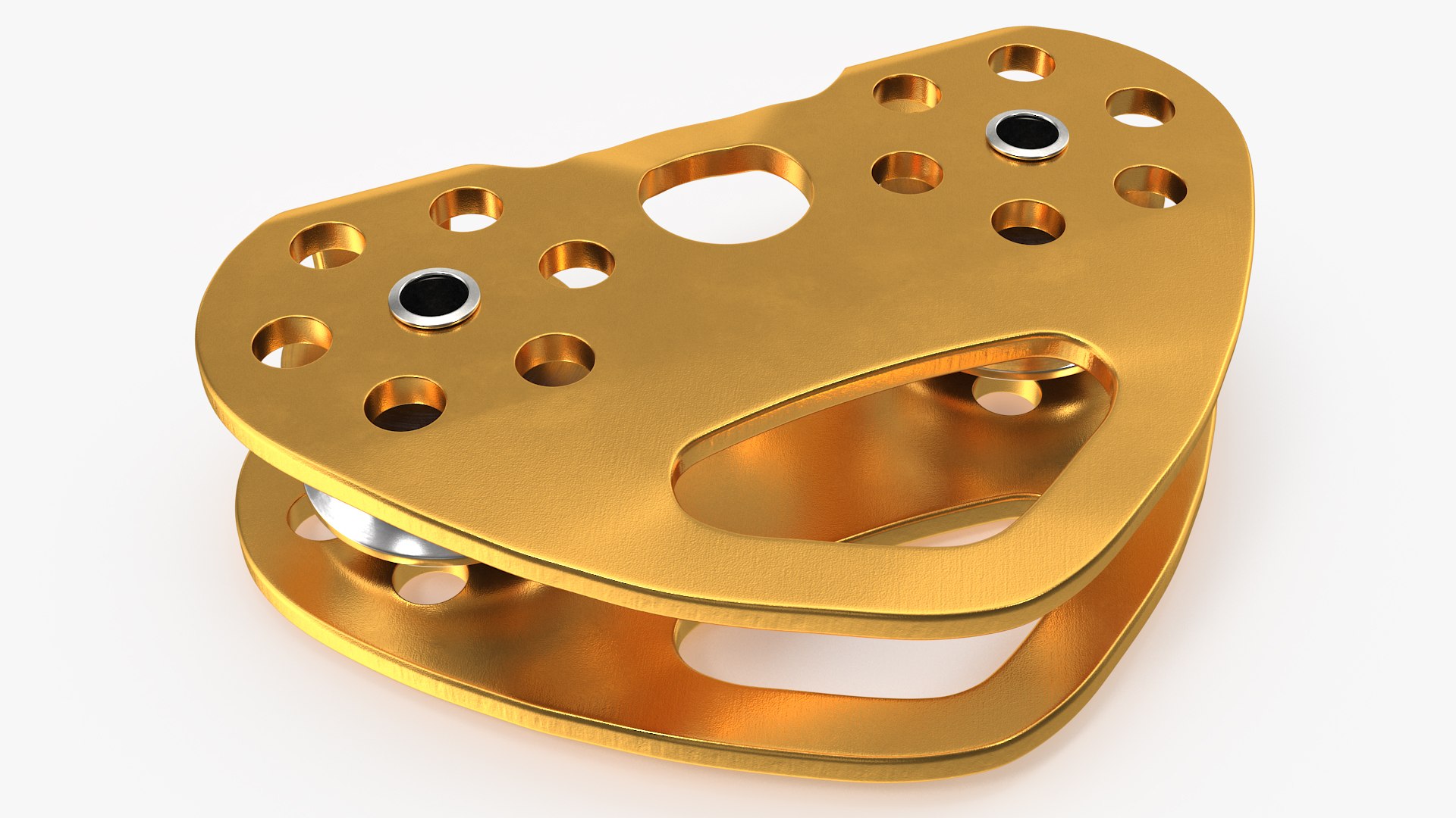 3D Double Pulley Trolley Yellow Model - TurboSquid 1959580