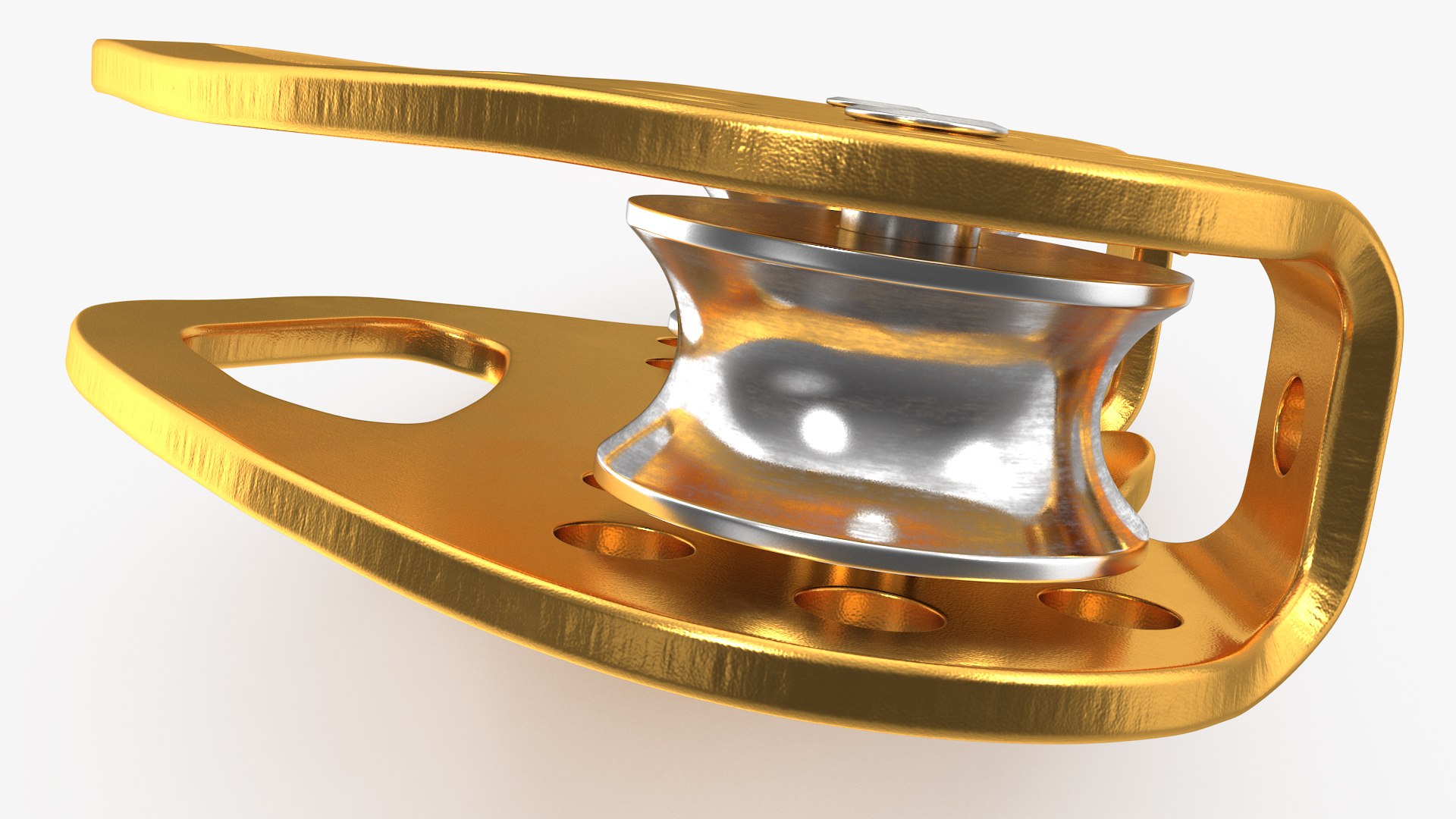 3D Double Pulley Trolley Yellow Model - TurboSquid 1959580