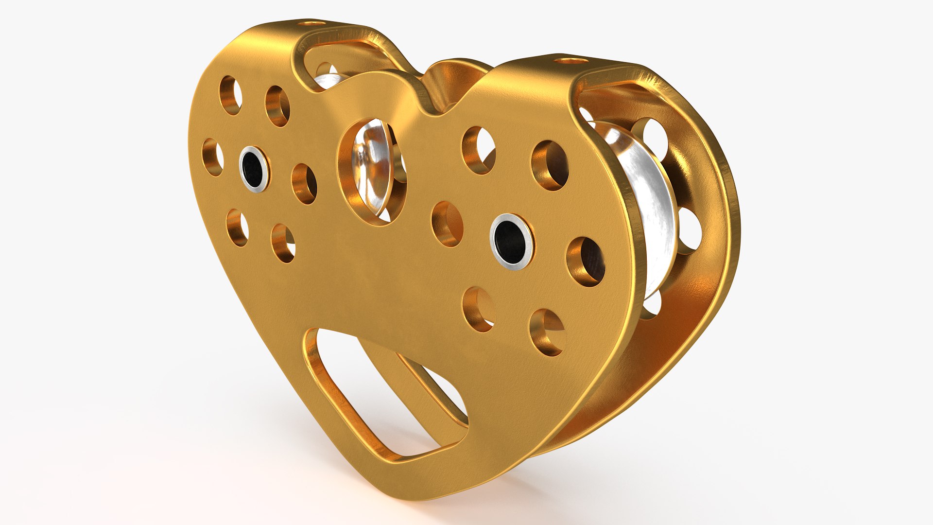 3D Double Pulley Trolley Yellow Model - TurboSquid 1959580