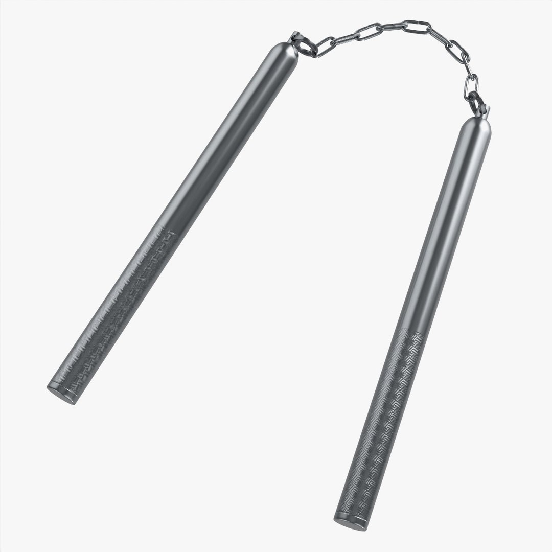 Nunchaku Chain Metal 3D - TurboSquid 1856541