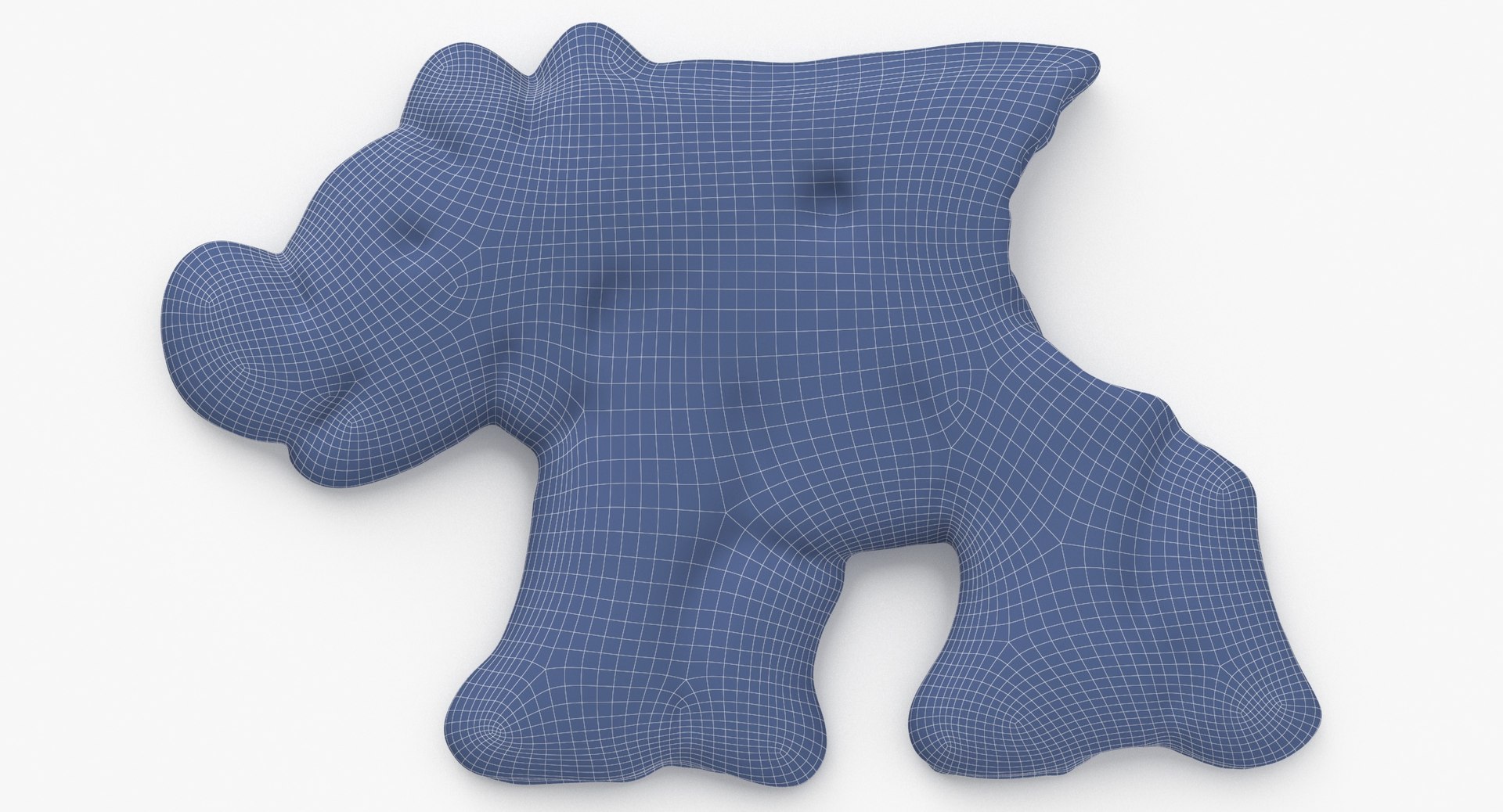 3D Cocoa Rhino Cookie 01 Bitten Model - TurboSquid 1975969