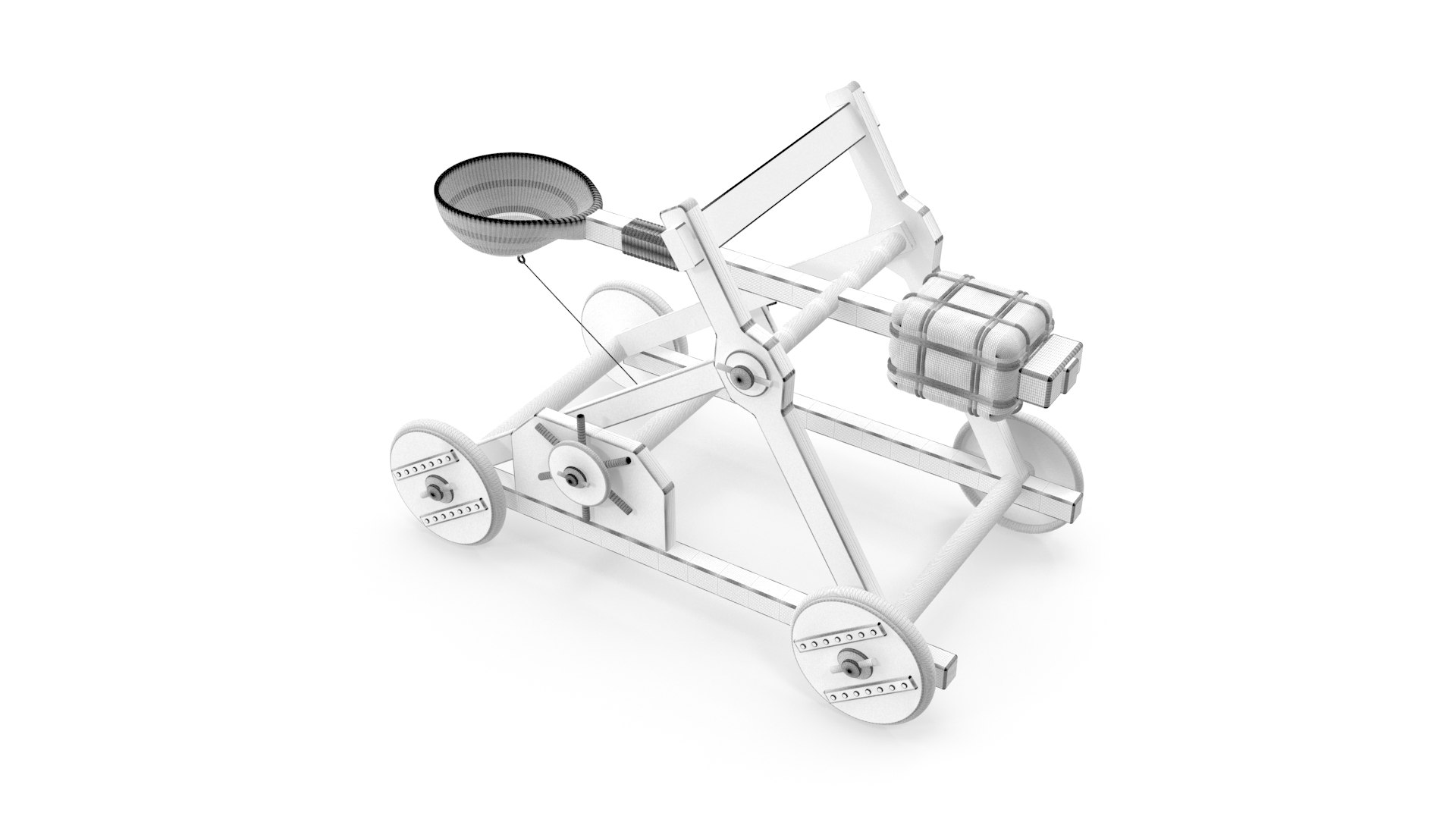 3D Model Catapult - TurboSquid 2124612