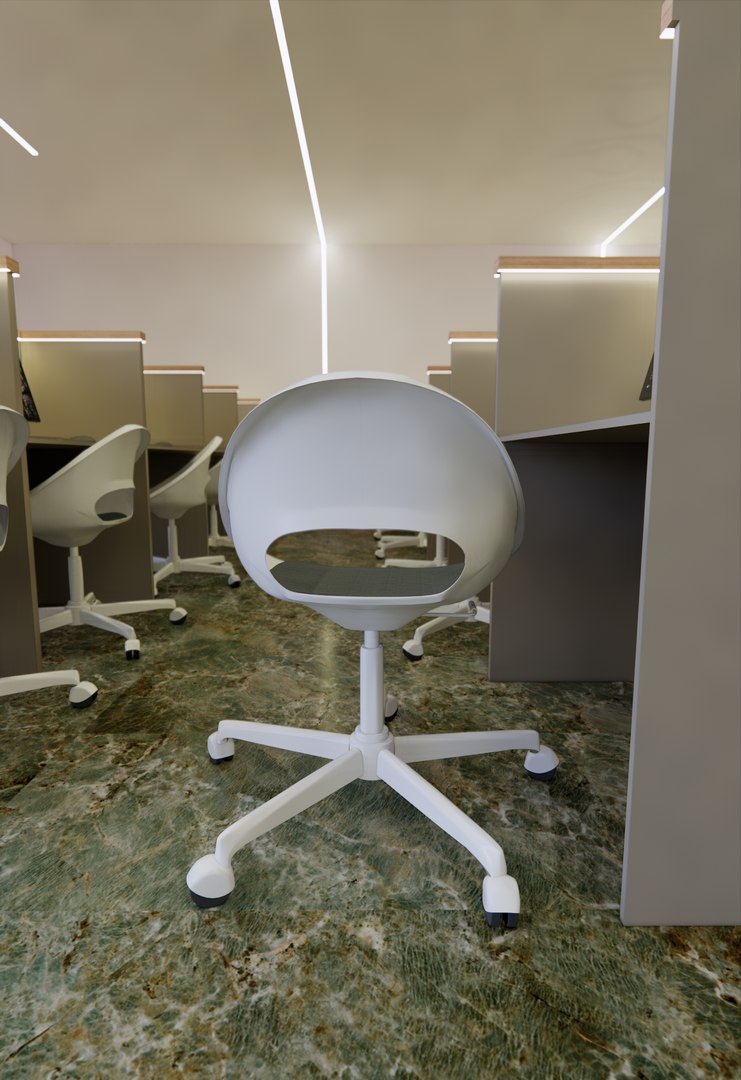 3D Desk Chair IKEA LOBERGET - TurboSquid 1977915