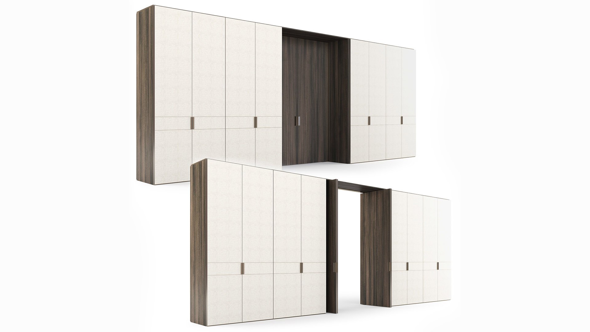 3D Model Poliform Pivot Door System And Wardrobe 01 - TurboSquid 2173128