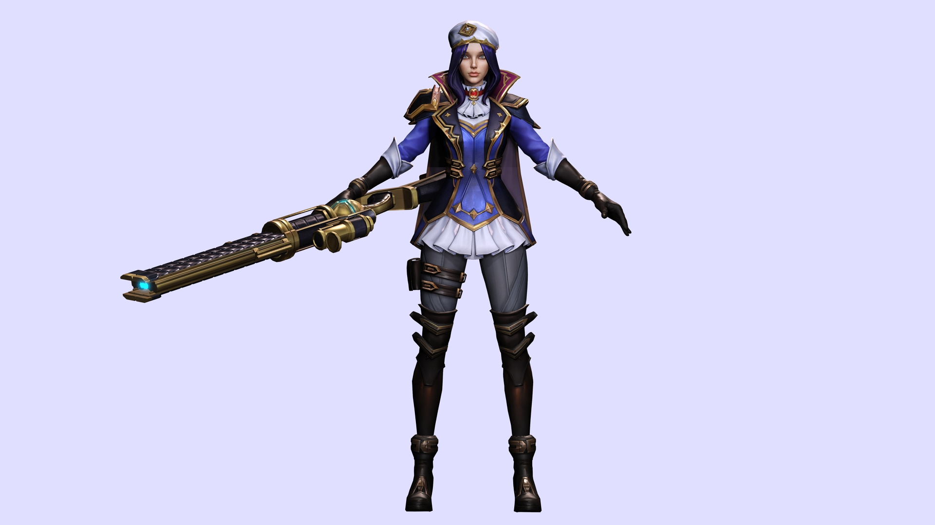 3D Caitlyn Kiramman Arcane 2 - TurboSquid 2328062