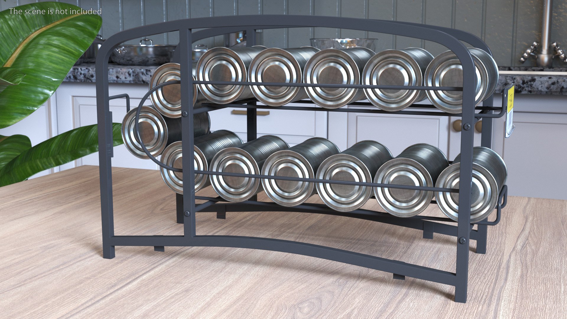 Tin Can Storage Dispenser With Tin Cans And Price Tag 3D - TurboSquid ...