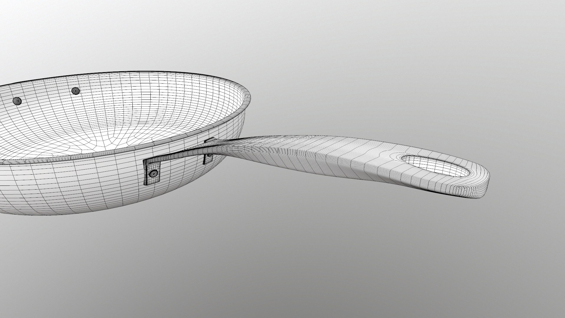 Fry Pan 3D model - TurboSquid 2173595