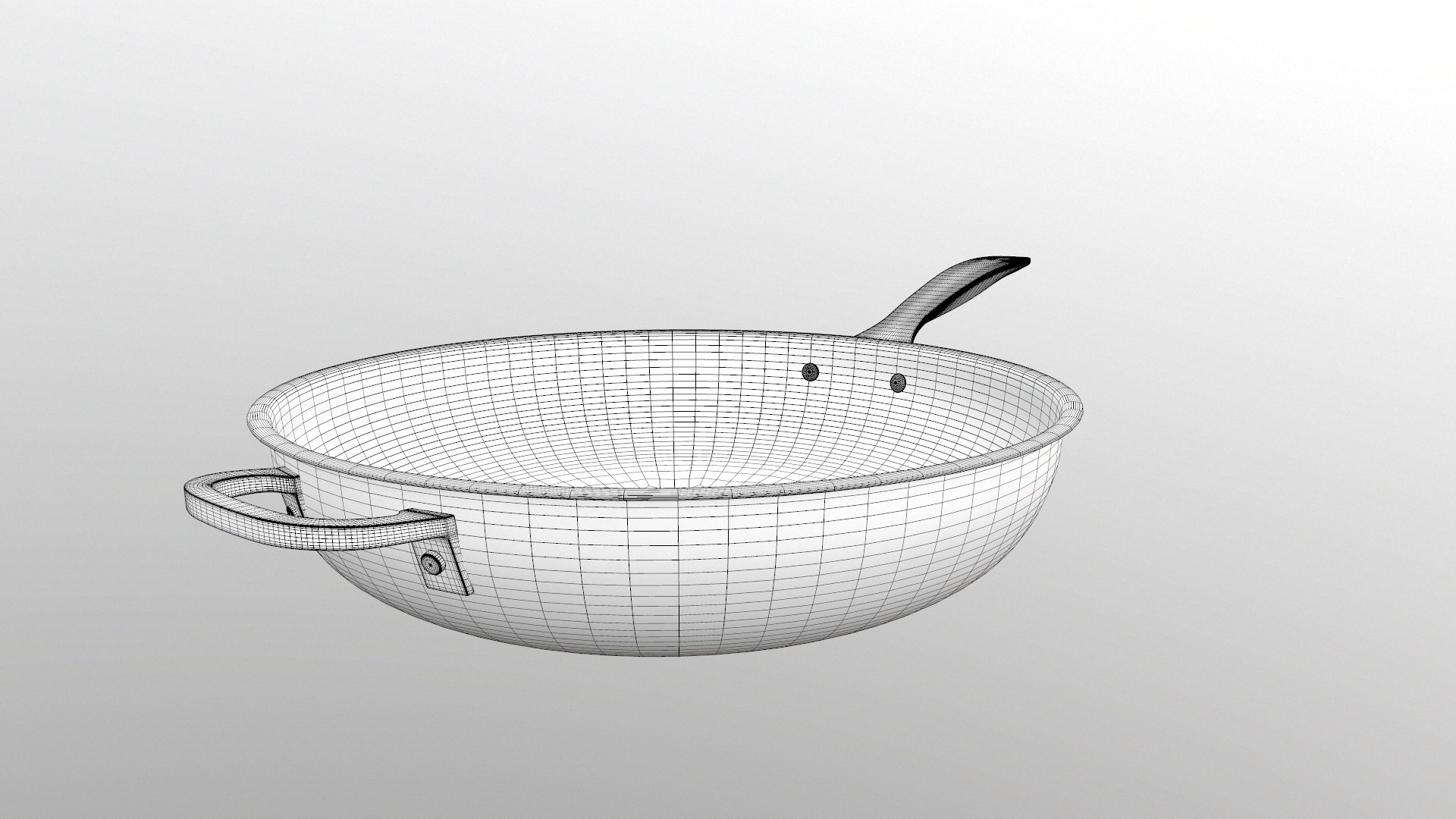Fry Pan 3D model - TurboSquid 2173595