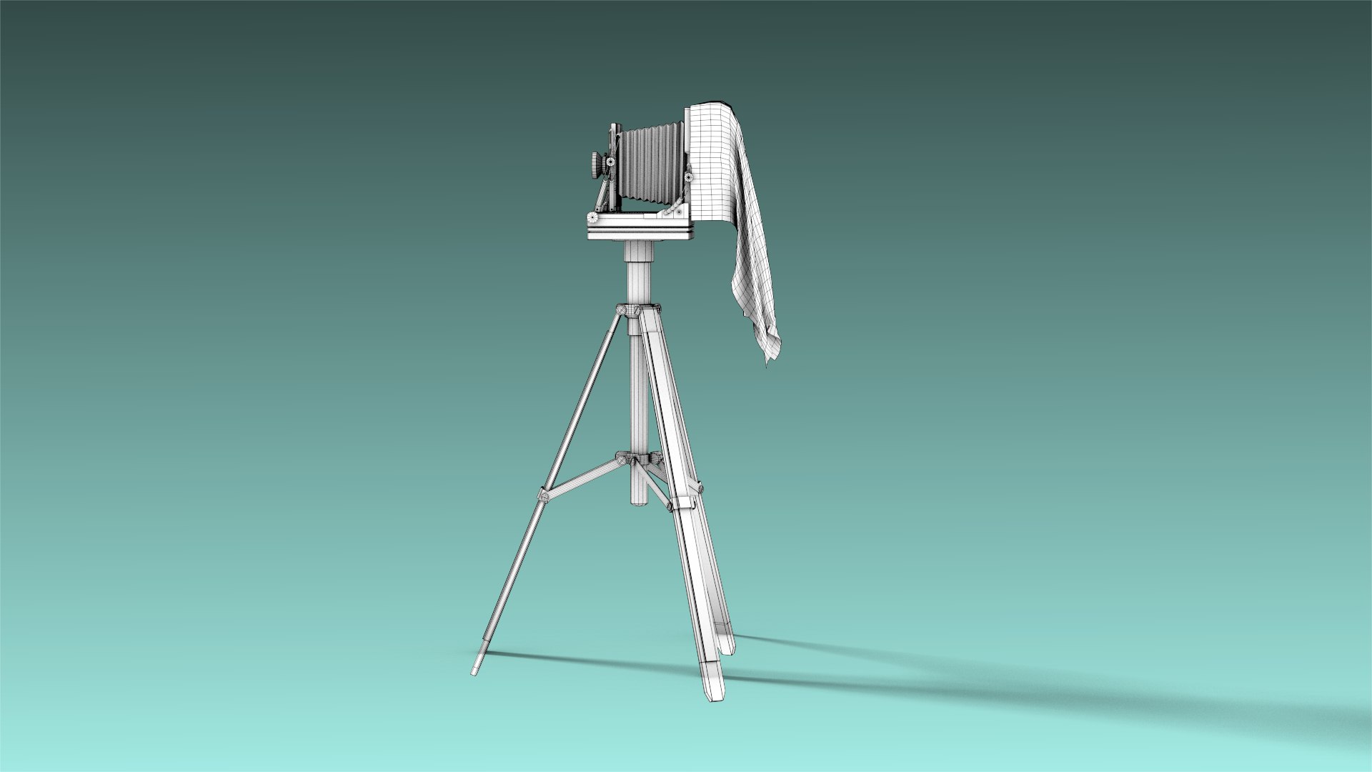 Low-poly Old Camera 3D Model - TurboSquid 1638850