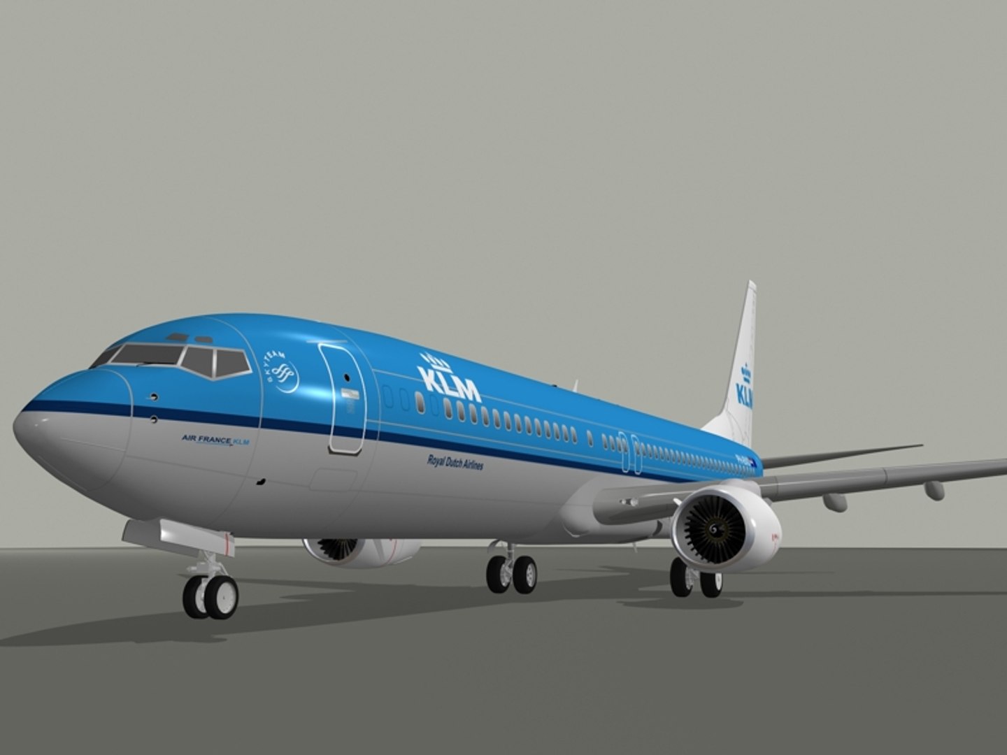 3d Boeing 737-900 Klm