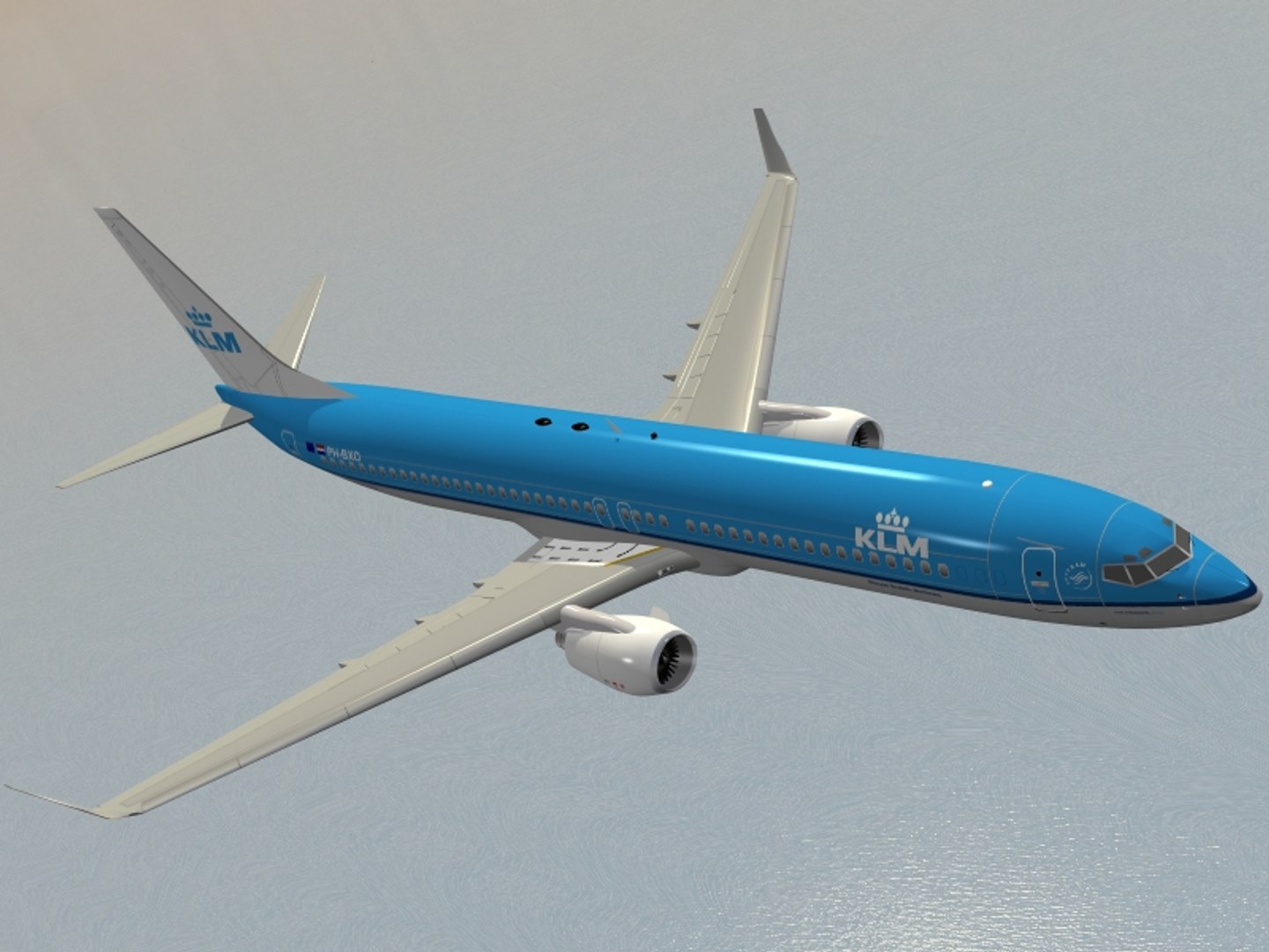 3d Boeing 737-900 Klm