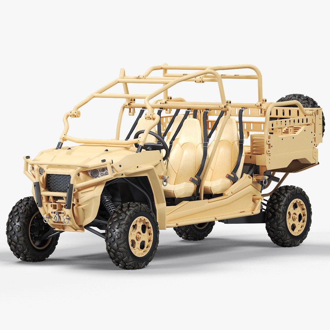 3D polaris mrzr 4 model - TurboSquid 1535081