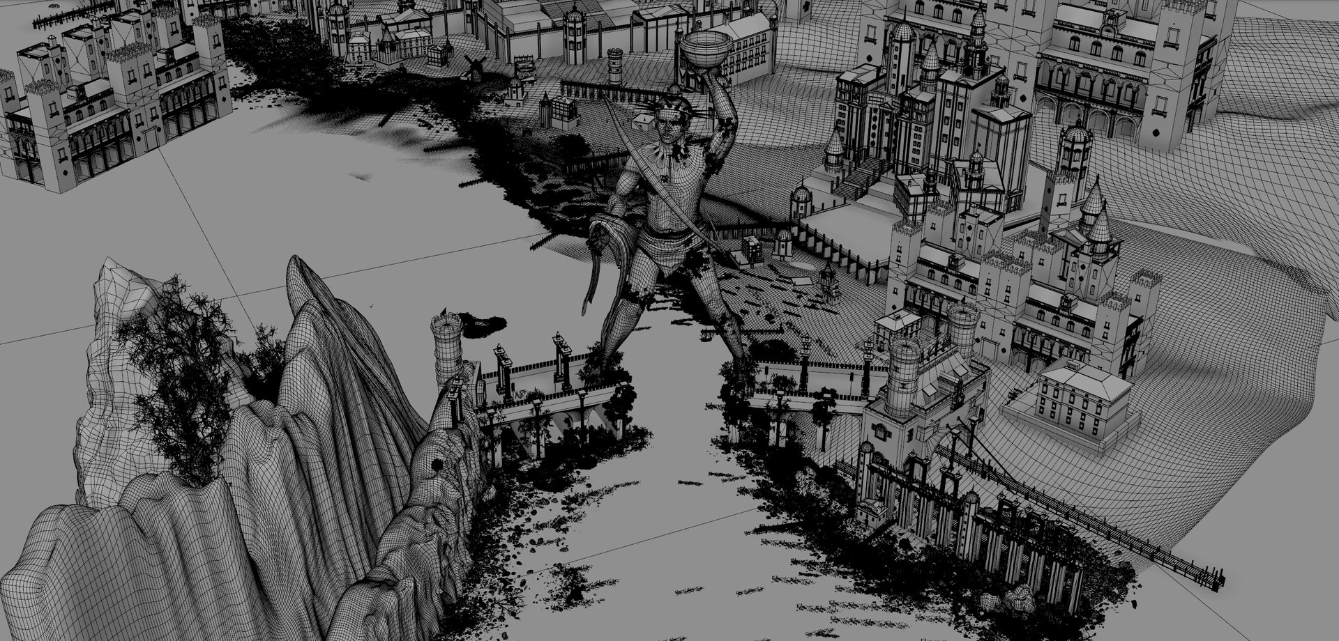 3D Colossus Of Rhodes - TurboSquid 2192428