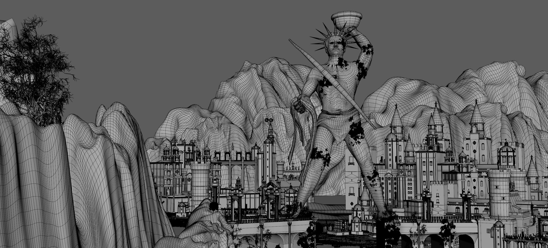 3D Colossus Of Rhodes - TurboSquid 2192428