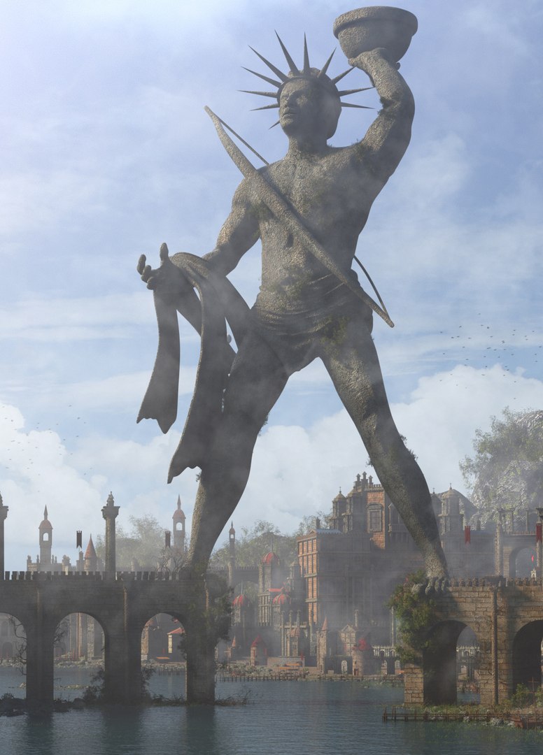 3D Colossus Of Rhodes - TurboSquid 2192428