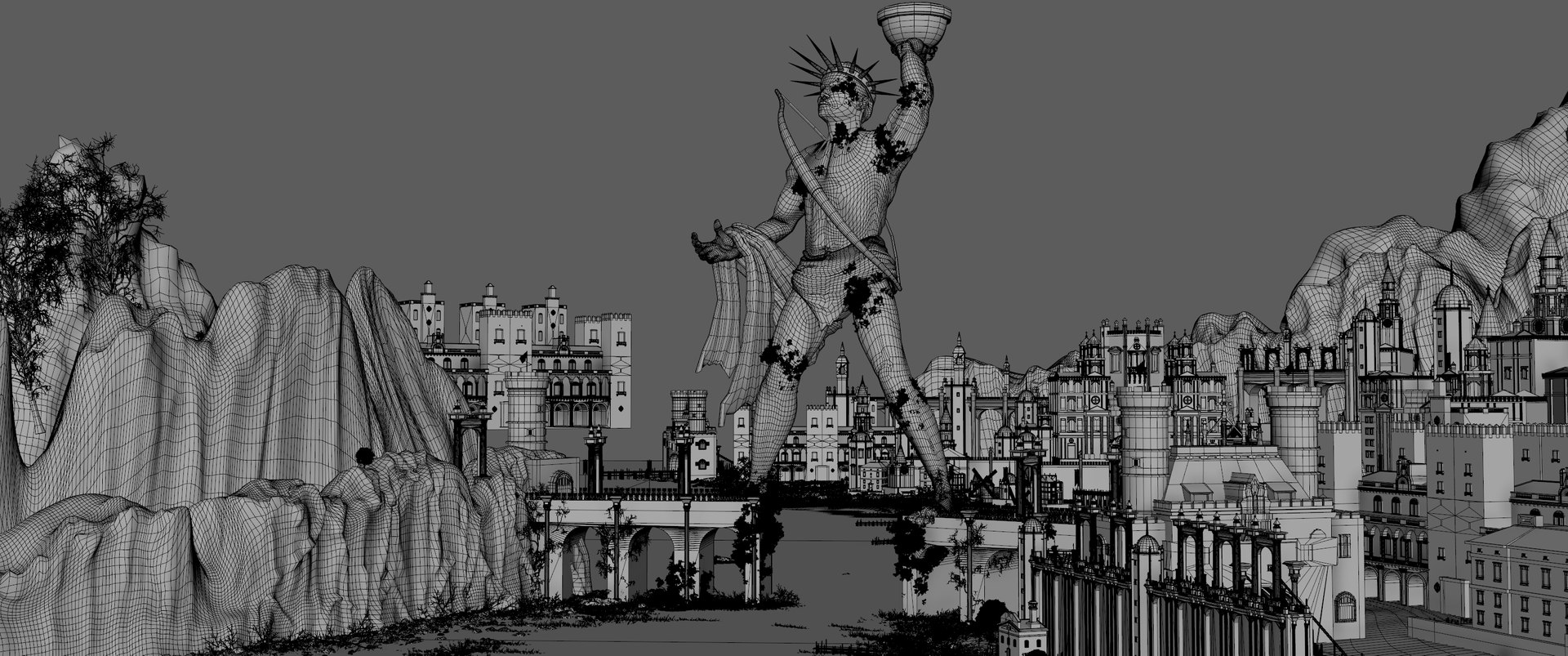 3D Colossus Of Rhodes - TurboSquid 2192428