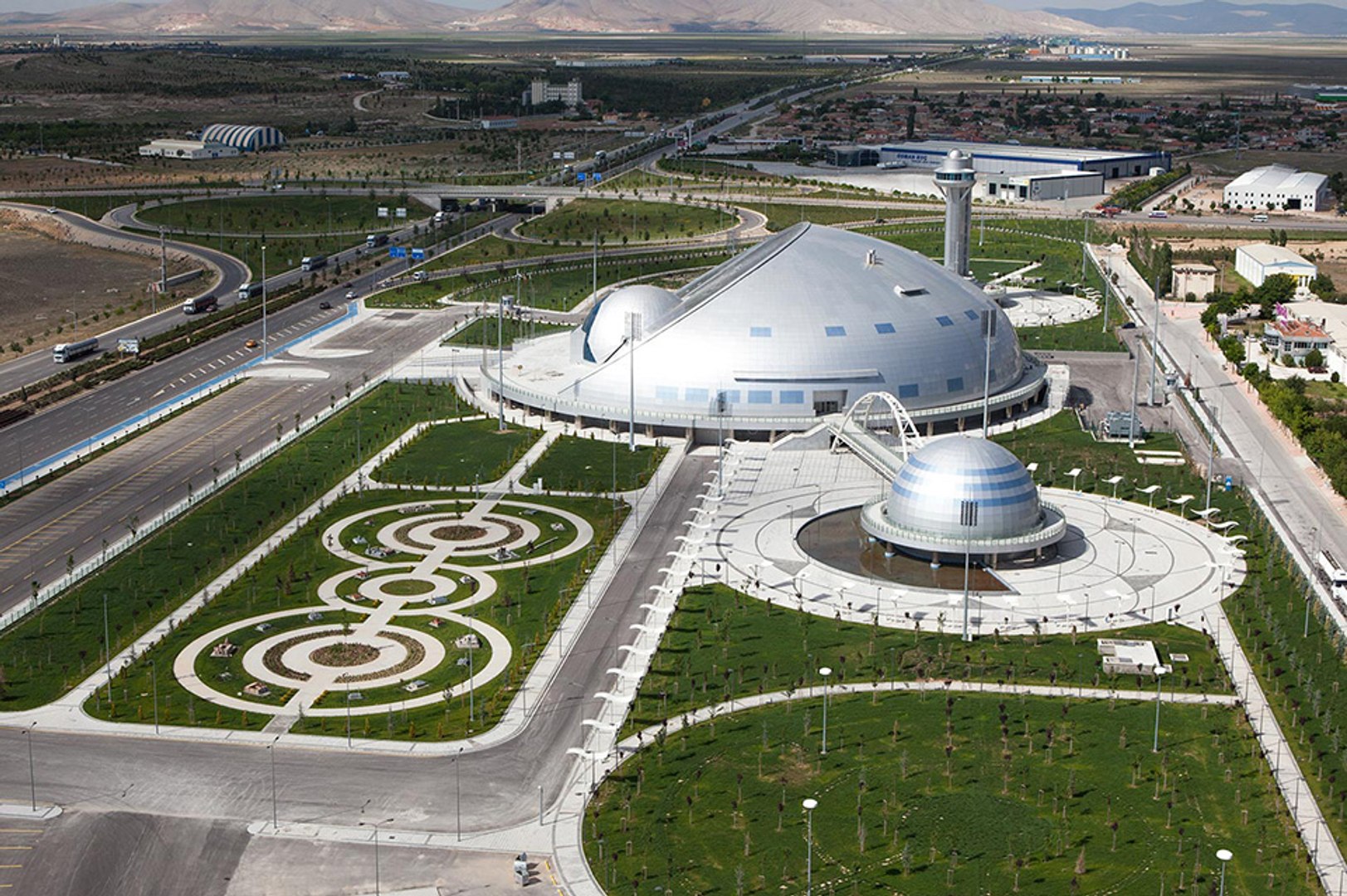 Konya science center building 3D model - TurboSquid 1292355