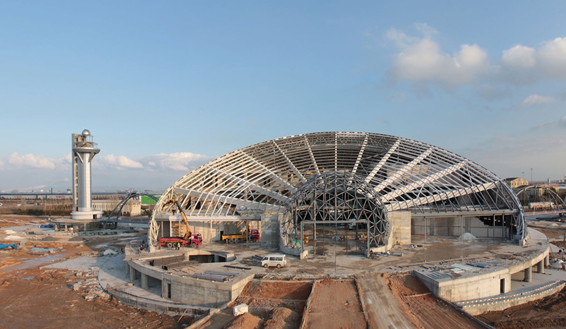 Konya science center building 3D model - TurboSquid 1292355