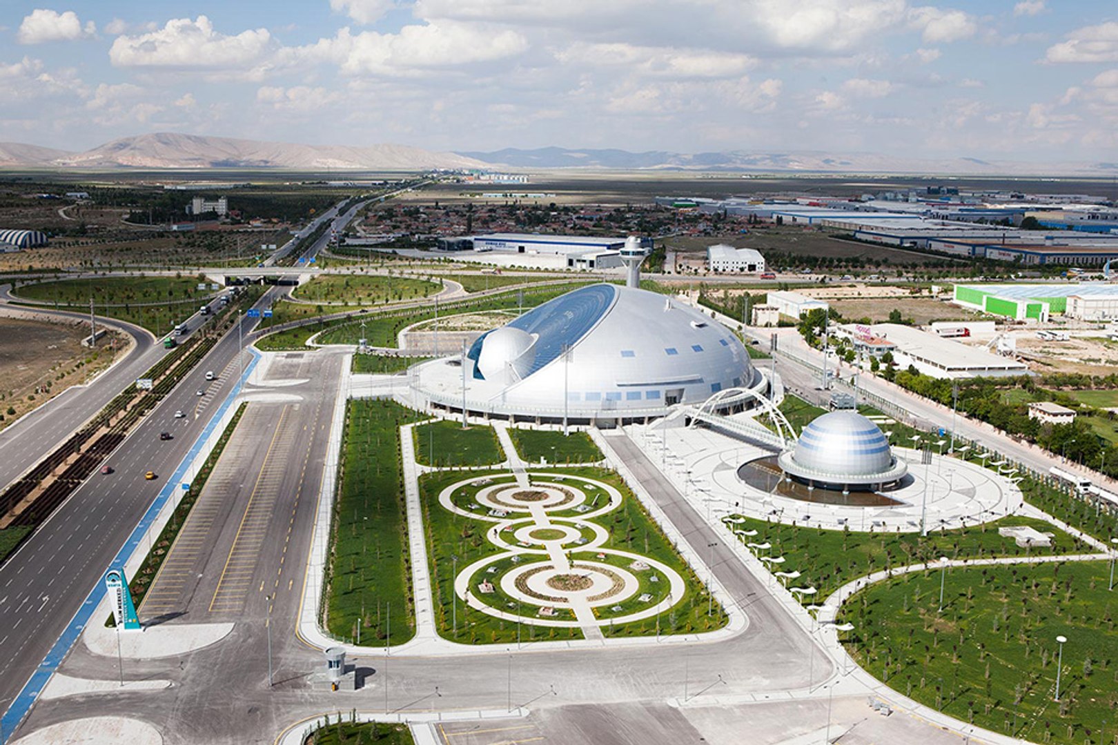 Konya science center building 3D model - TurboSquid 1292355