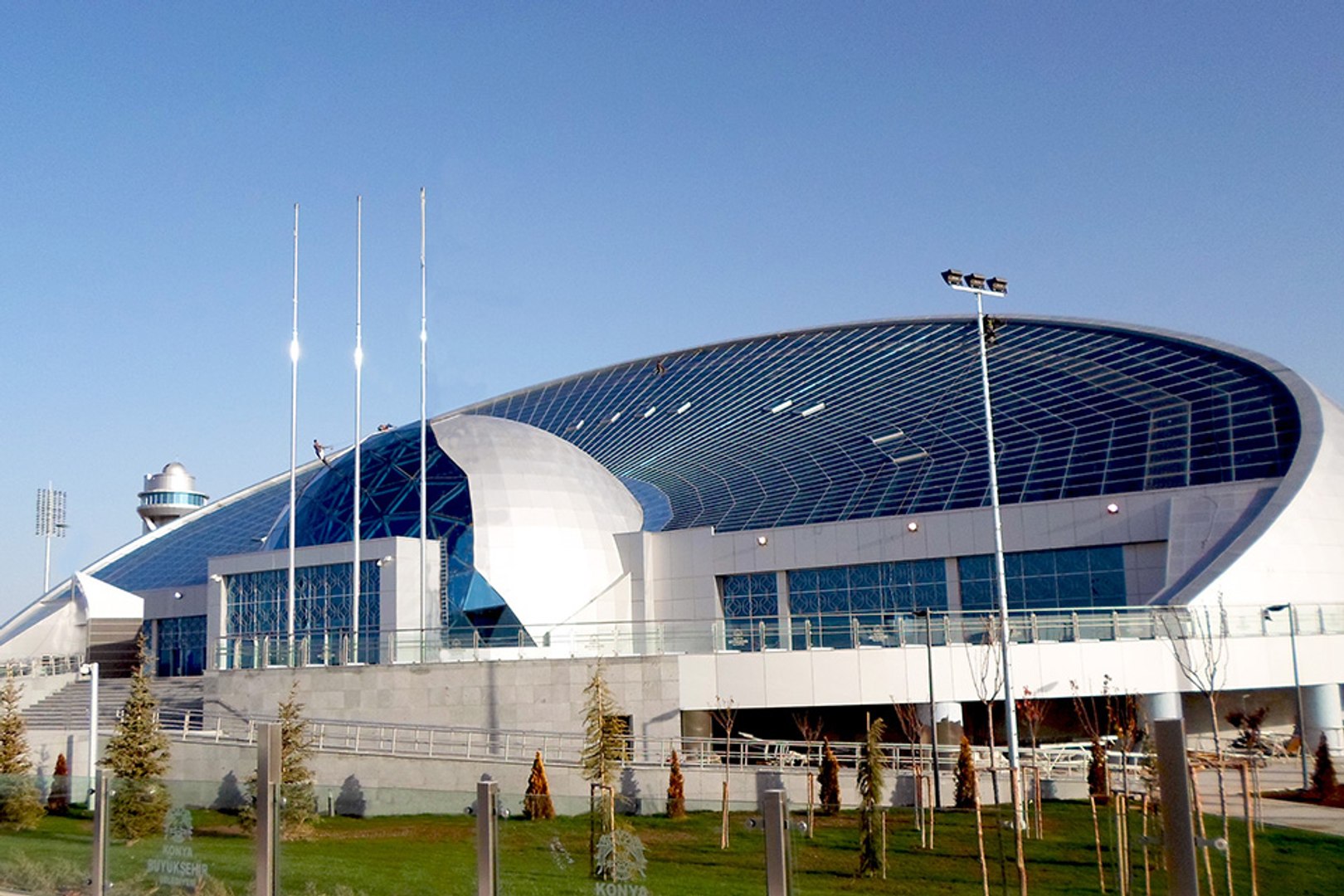 Konya science center building 3D model - TurboSquid 1292355