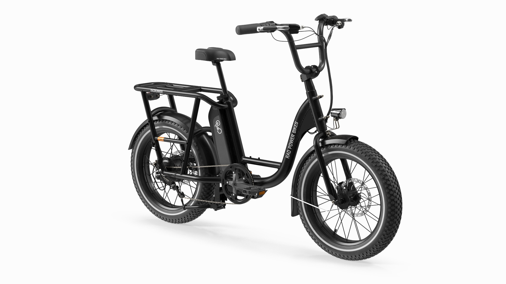 3D Electric Delivery Bike RadRunner Black Rigged For Cinema 4D ...