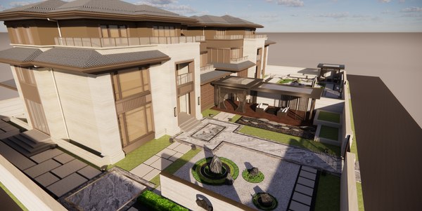 Patio Backyard and Garden-A4 3D model - TurboSquid 2038766